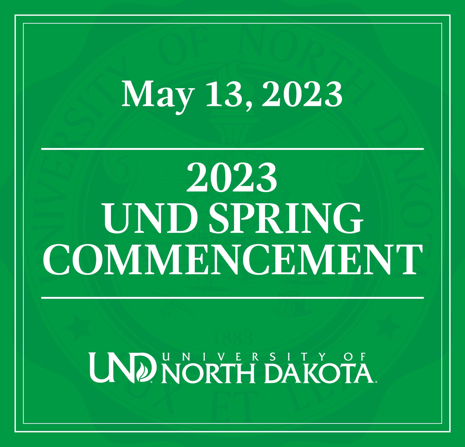 University of North Dakota's Undergraduate Degrees Spring Commencement ...