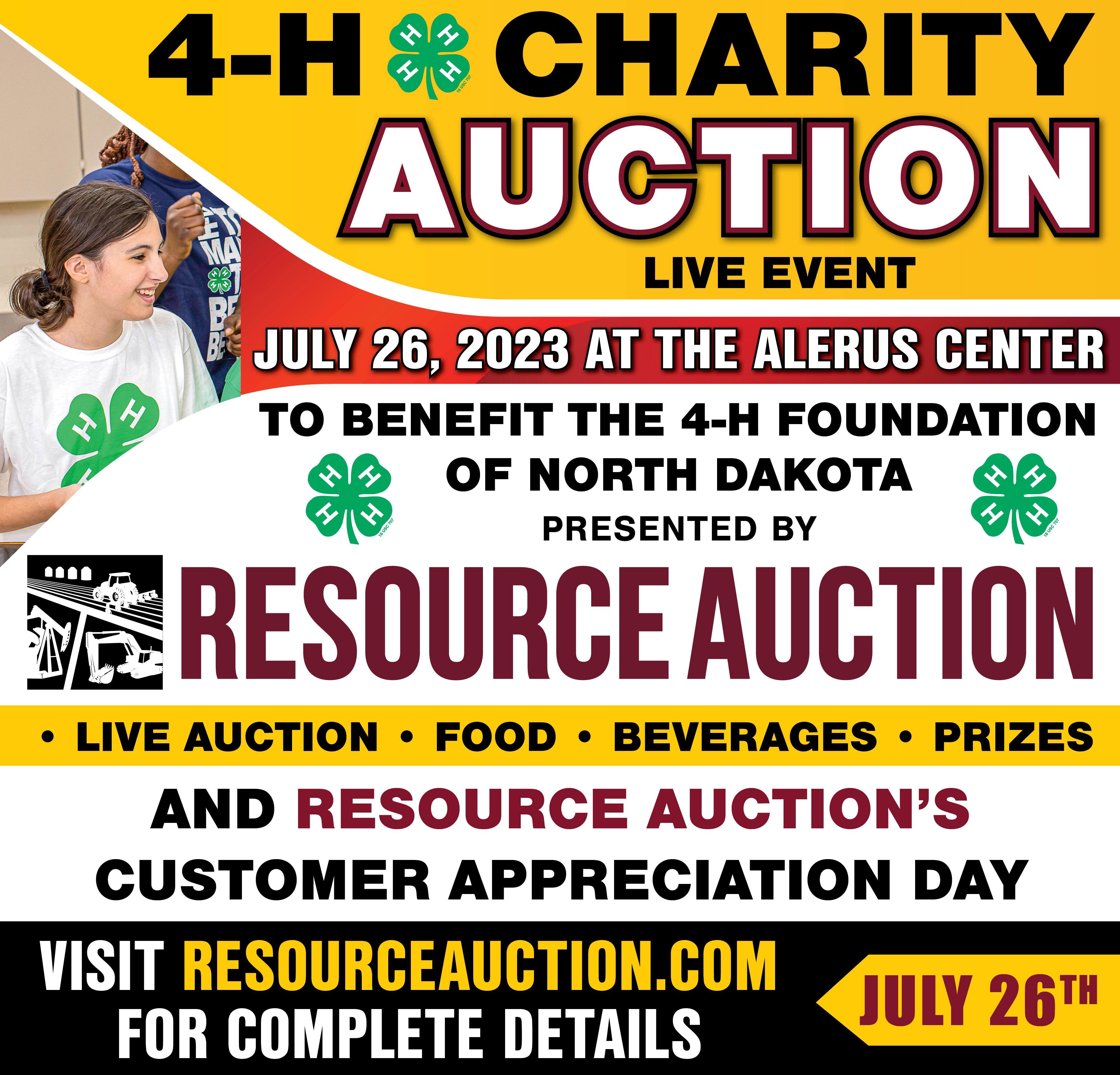 4-H Charity Auction / Resource Auction's Customer Appreciation Day ...